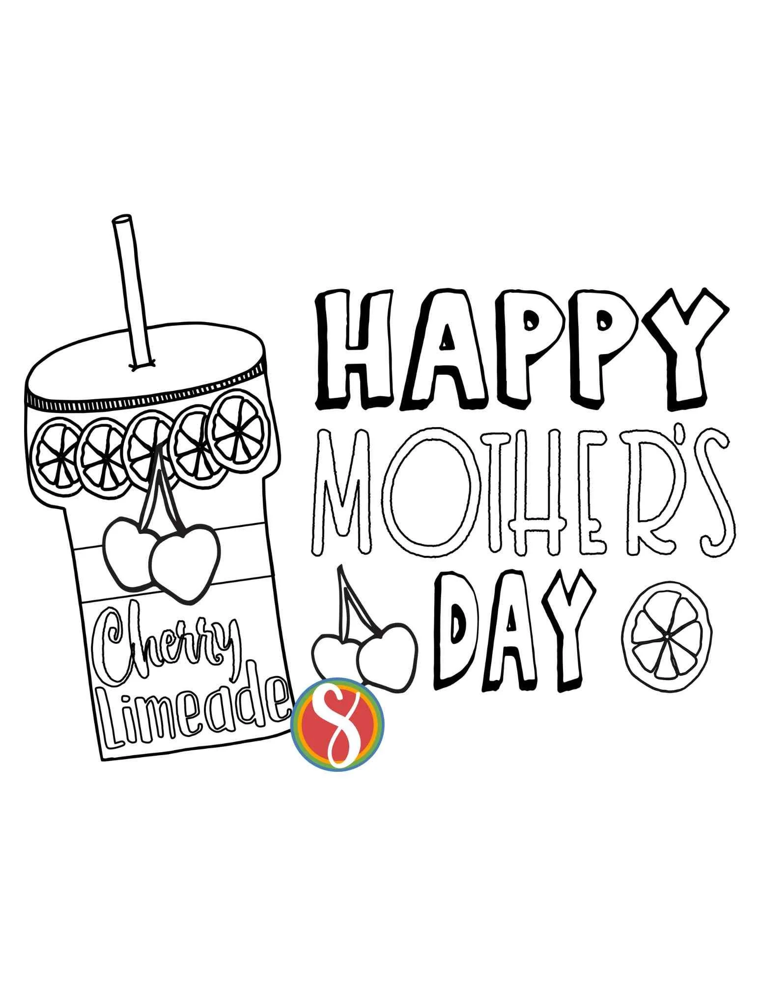 Free Mother's Day Coloring Pages — Stevie Doodles