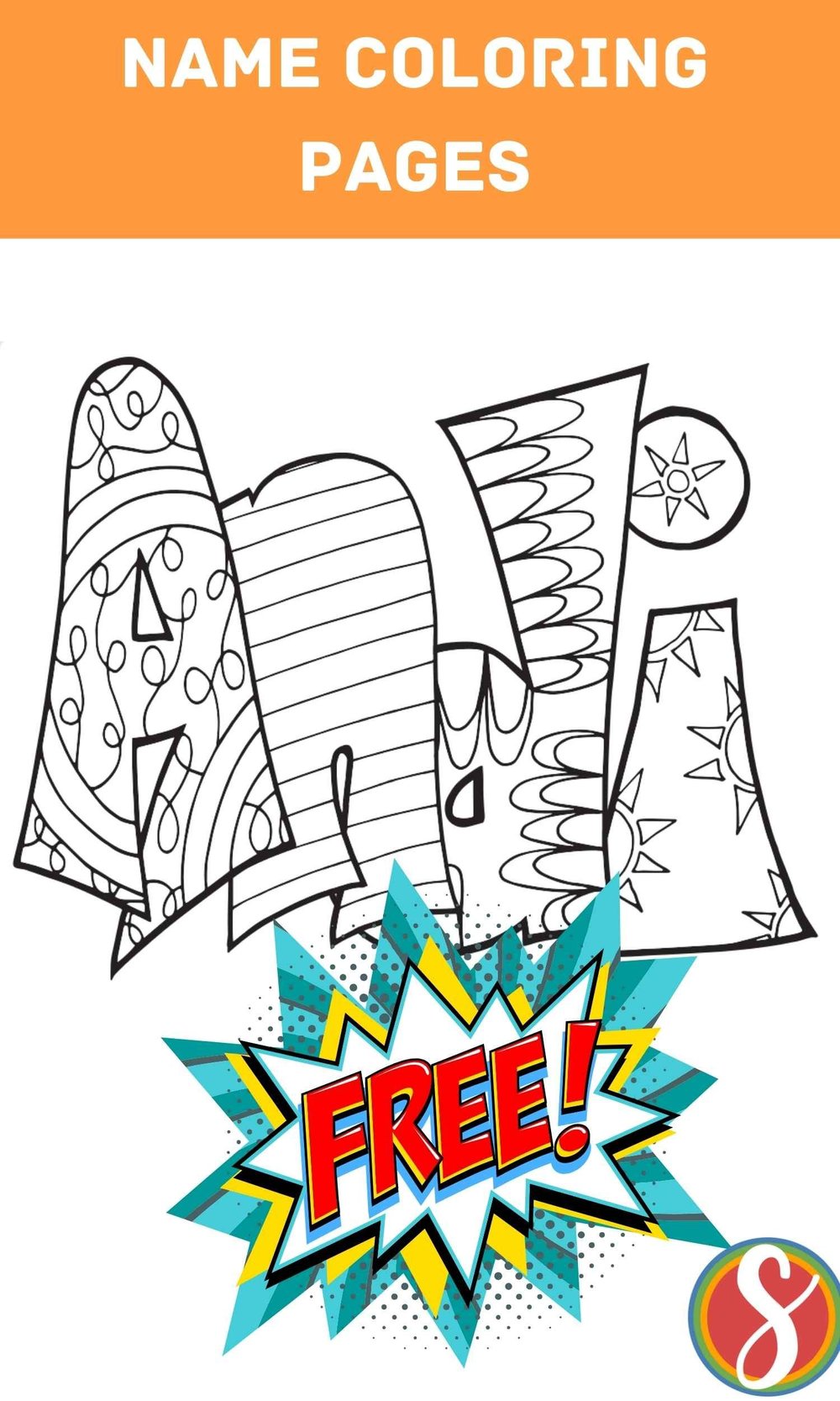 Free ANDI Coloring Page — Stevie Doodles