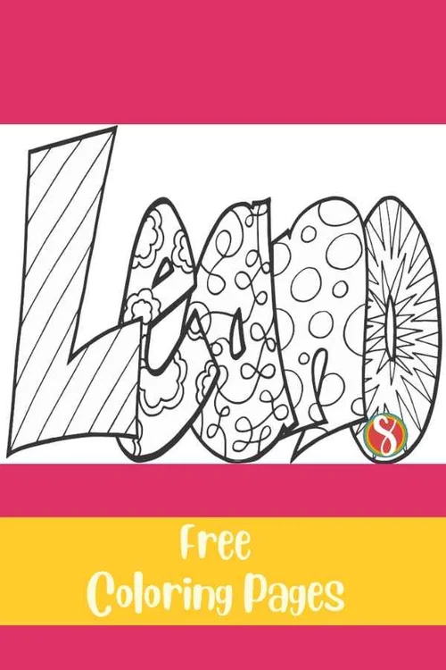 Free Leano Coloring Page — Stevie Doodles