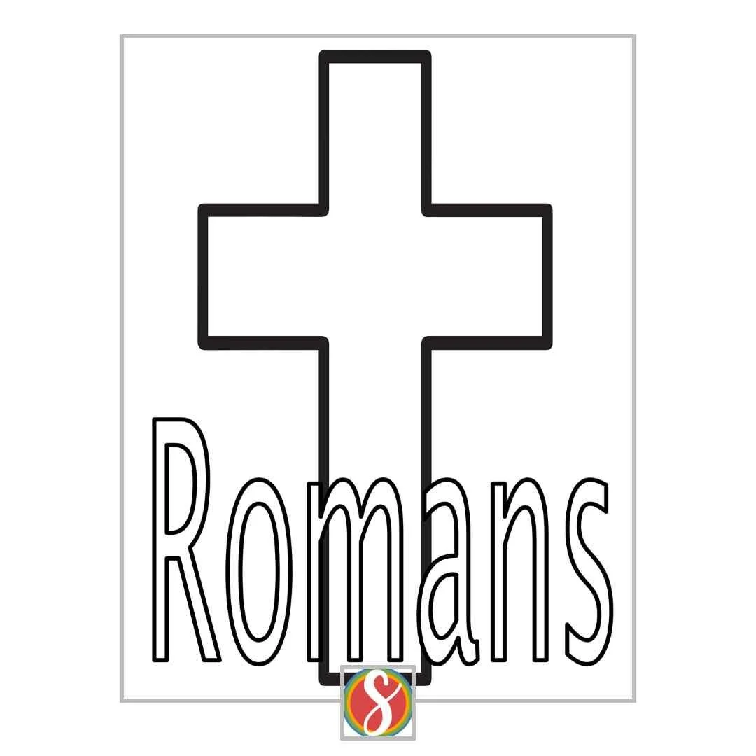 Free Romans Scripture Coloring Pages — Stevie Doodles