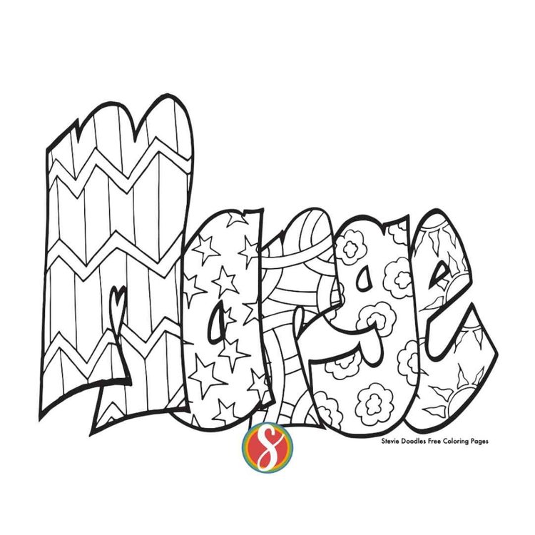 Free MARGE Coloring Page — Stevie Doodles