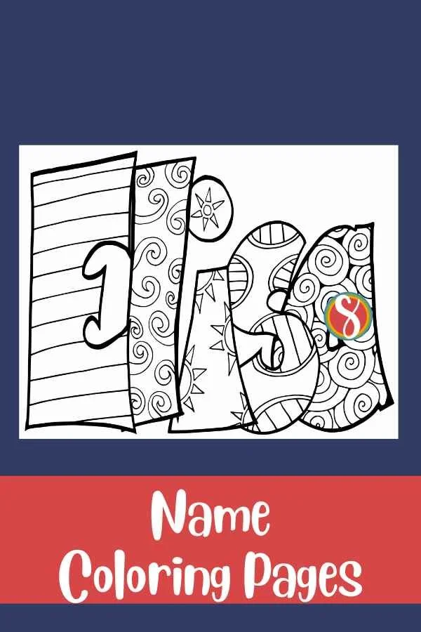 Free Elisa Coloring Page — Stevie Doodles