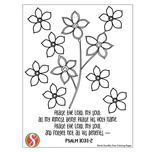 Psalm 104 Coloring Pages Sketch Coloring Page