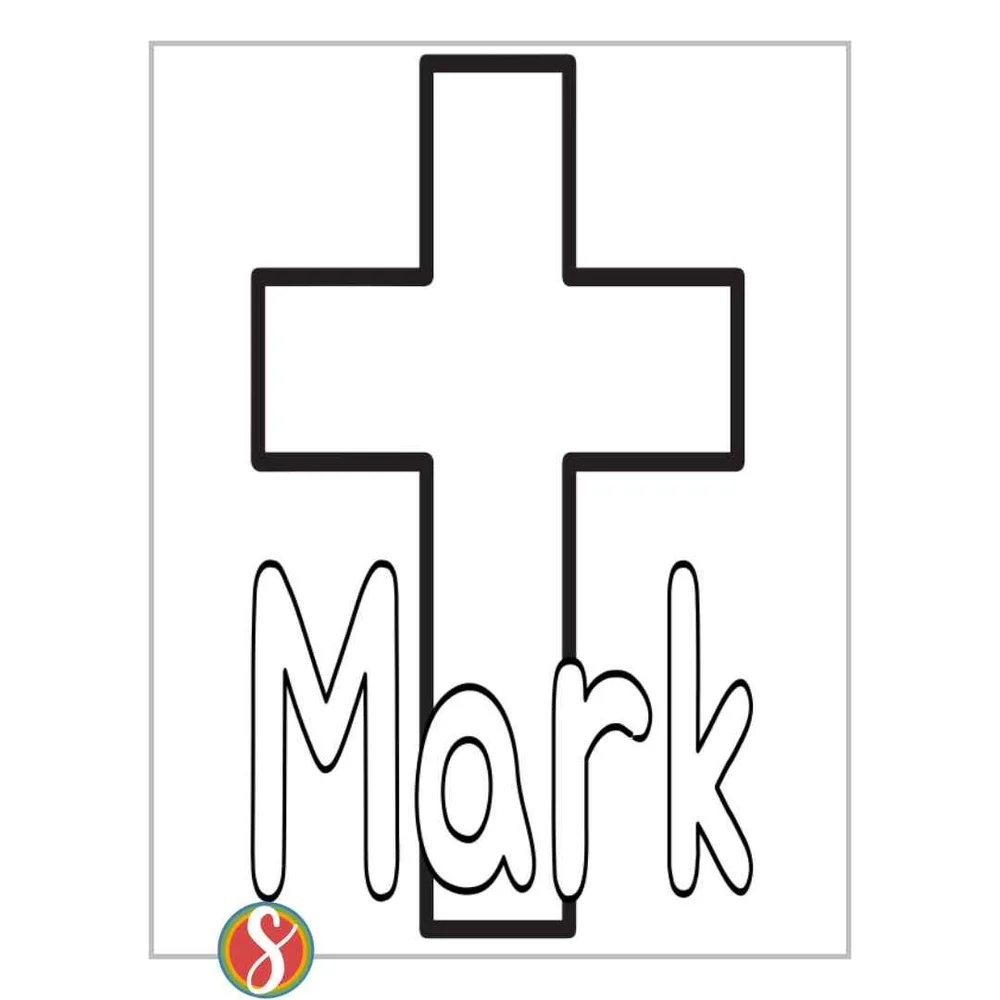Free Mark Scripture Coloring Pages — Stevie Doodles