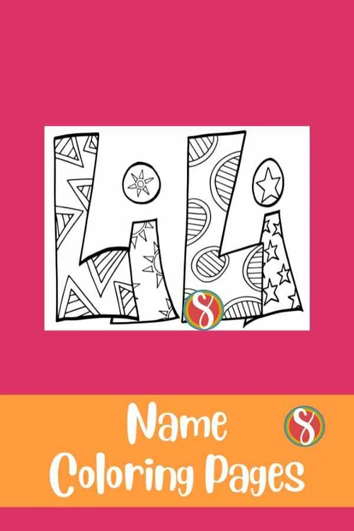 Free Li Li Coloring Page — Stevie Doodles
