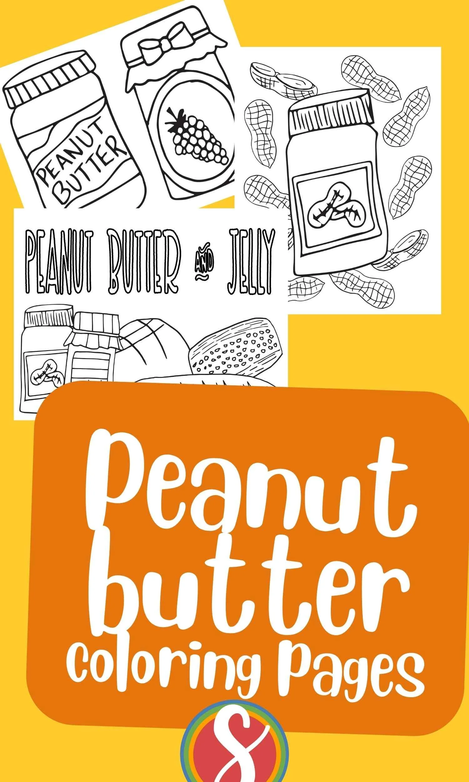 Free Peanut Butter Coloring Pages — Stevie Doodles