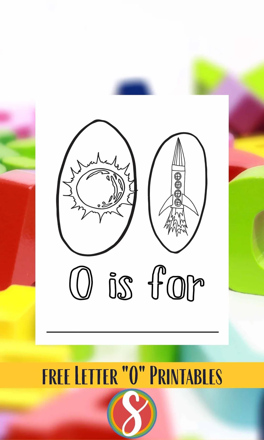 Letter "O" Coloring Pages — Stevie Doodles