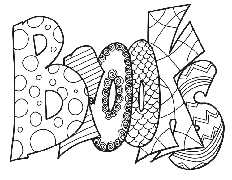BROOKS CLASSIC DOODLE - Free Coloring Page — Stevie Doodles