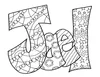 JAEL CLASSIC DOODLE - Free Coloring Page — Stevie Doodles