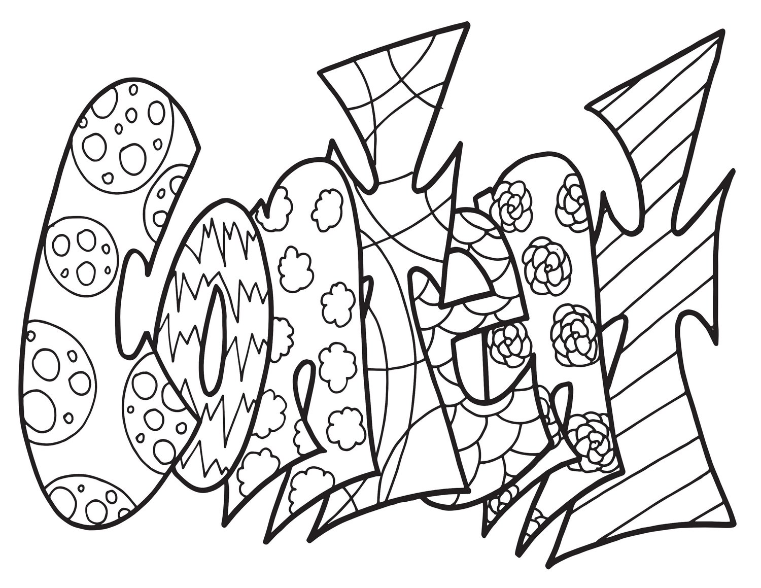 CONTENT CLASSIC DOODLE - Free Coloring Page — Stevie Doodles