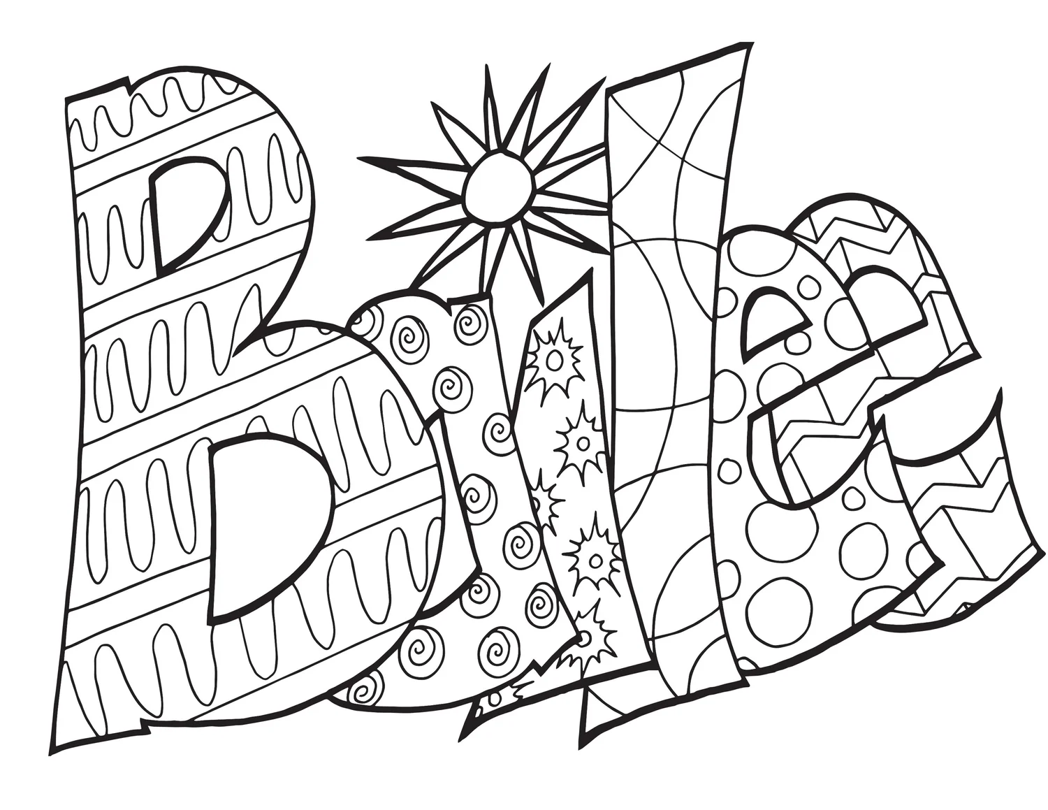 BAILEE Classic Stevie Doodle - Free Coloring Page — Stevie Doodles