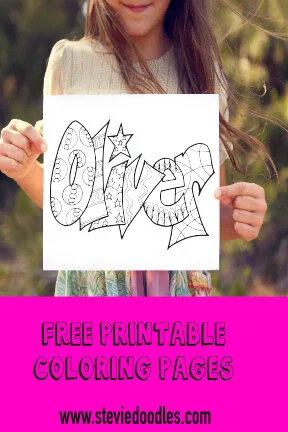 10 OLIVER Coloring Pages - Free Printable — Stevie Doodles