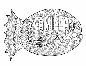 CAMILLA! 3 Free Printable Coloring Pages — Stevie Doodles