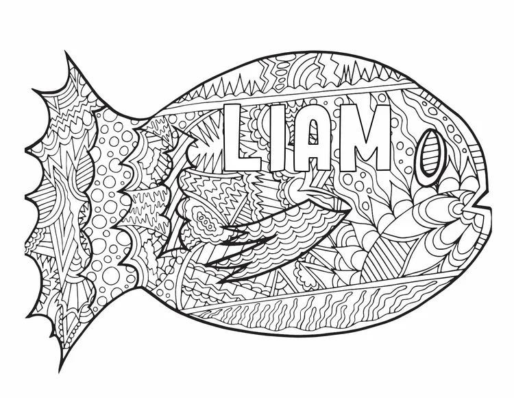 5 Free Liam Coloring Pages — Stevie Doodles
