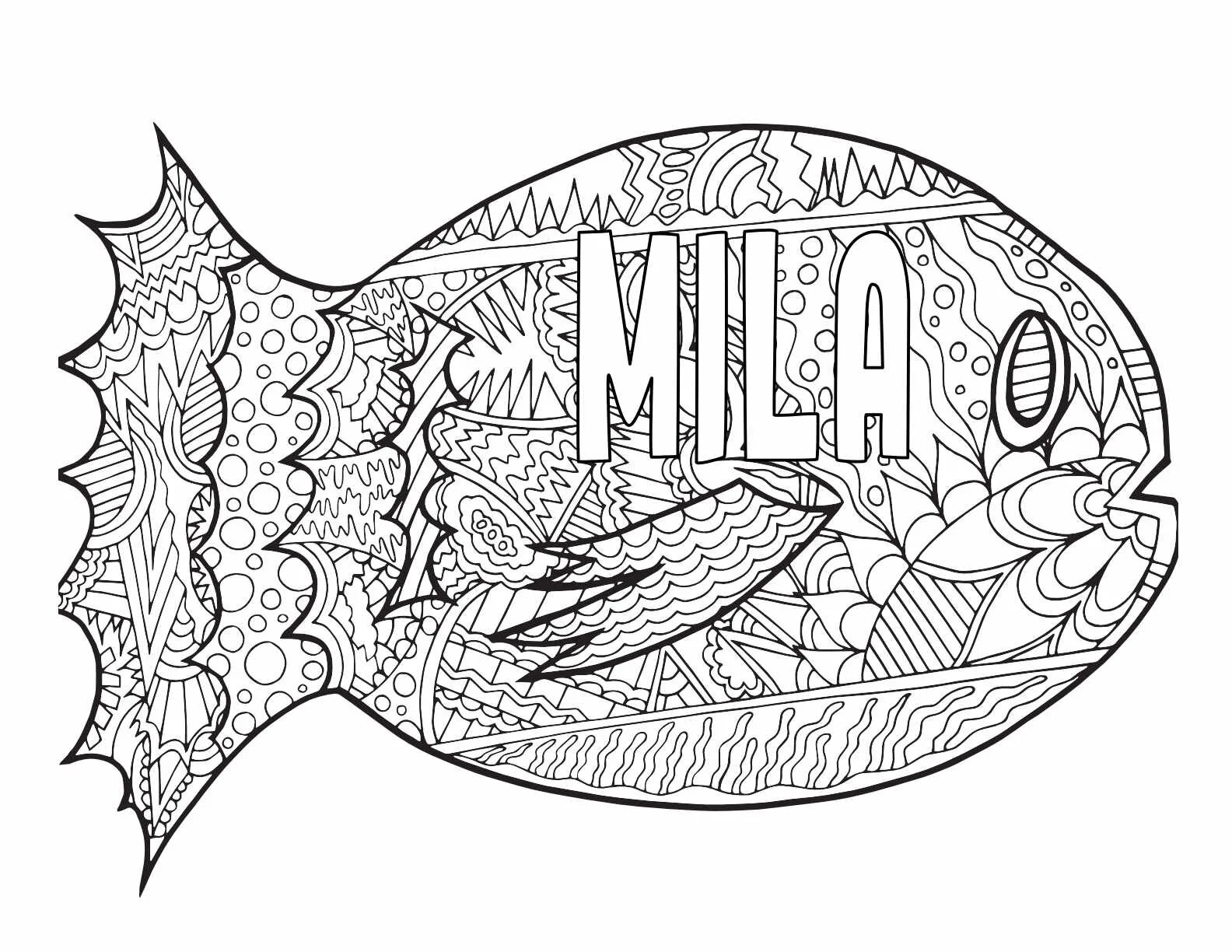 MILA! 3 Free Printable Coloring Pages — Stevie Doodles