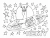 REMY! 4 Free Printable Coloring Pages — Stevie Doodles