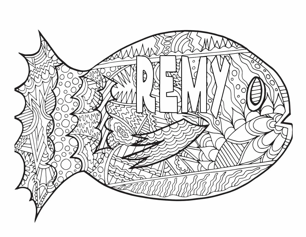 REMY! 4 Free Printable Coloring Pages — Stevie Doodles