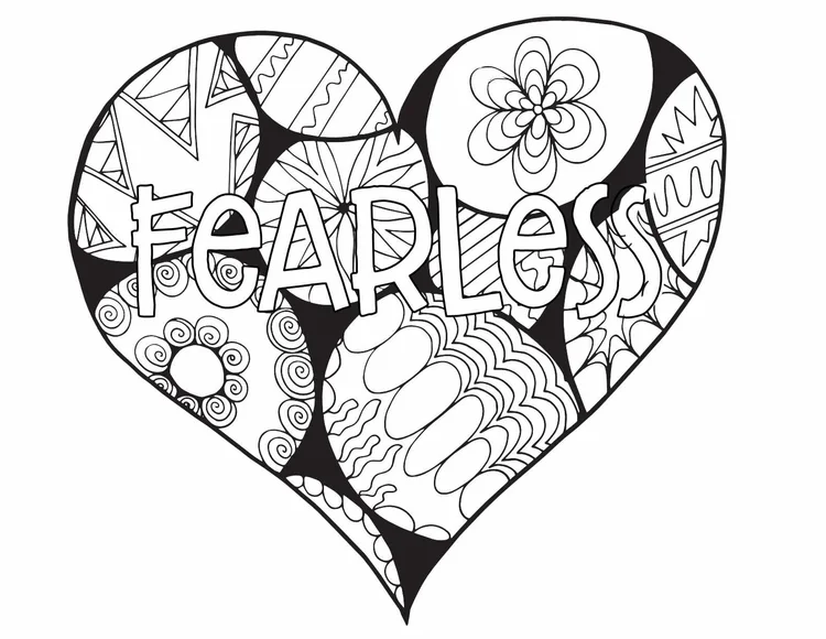 Free Fearless Coloring Pages — Stevie Doodles