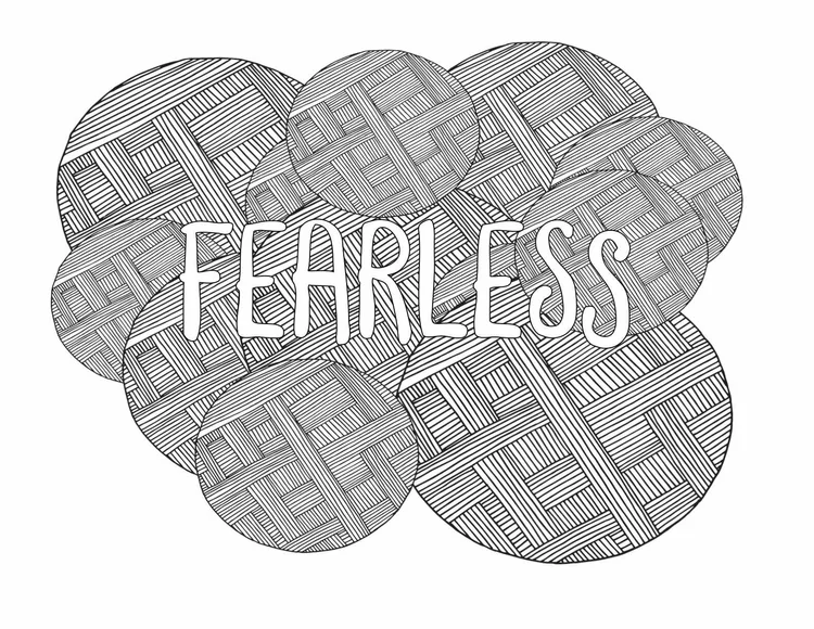 Free Fearless Coloring Pages — Stevie Doodles