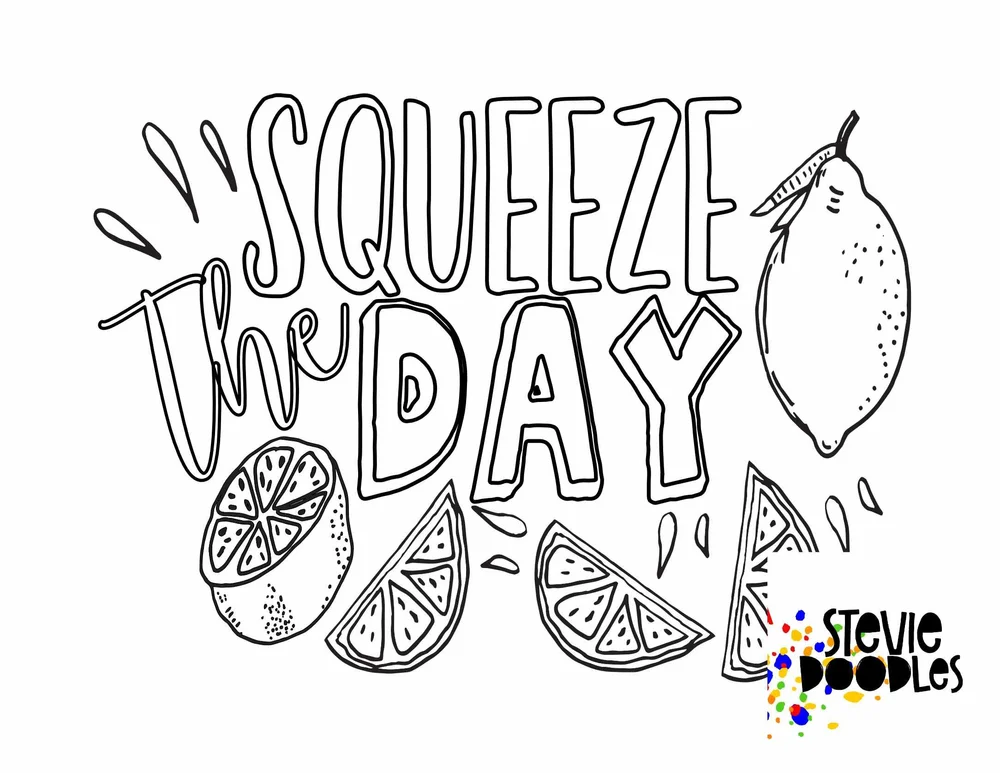 Lemon Coloring Pages