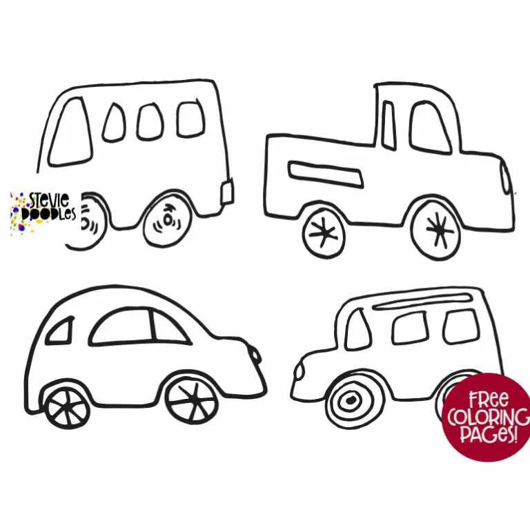 Planes, Tranes, & Automobiles! 27 Free Vehicle Coloring Pages — Stevie ...