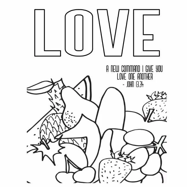 24 + Free Coloring Pages! Fruits Of The Spirit — Stevie Doodles Free ...