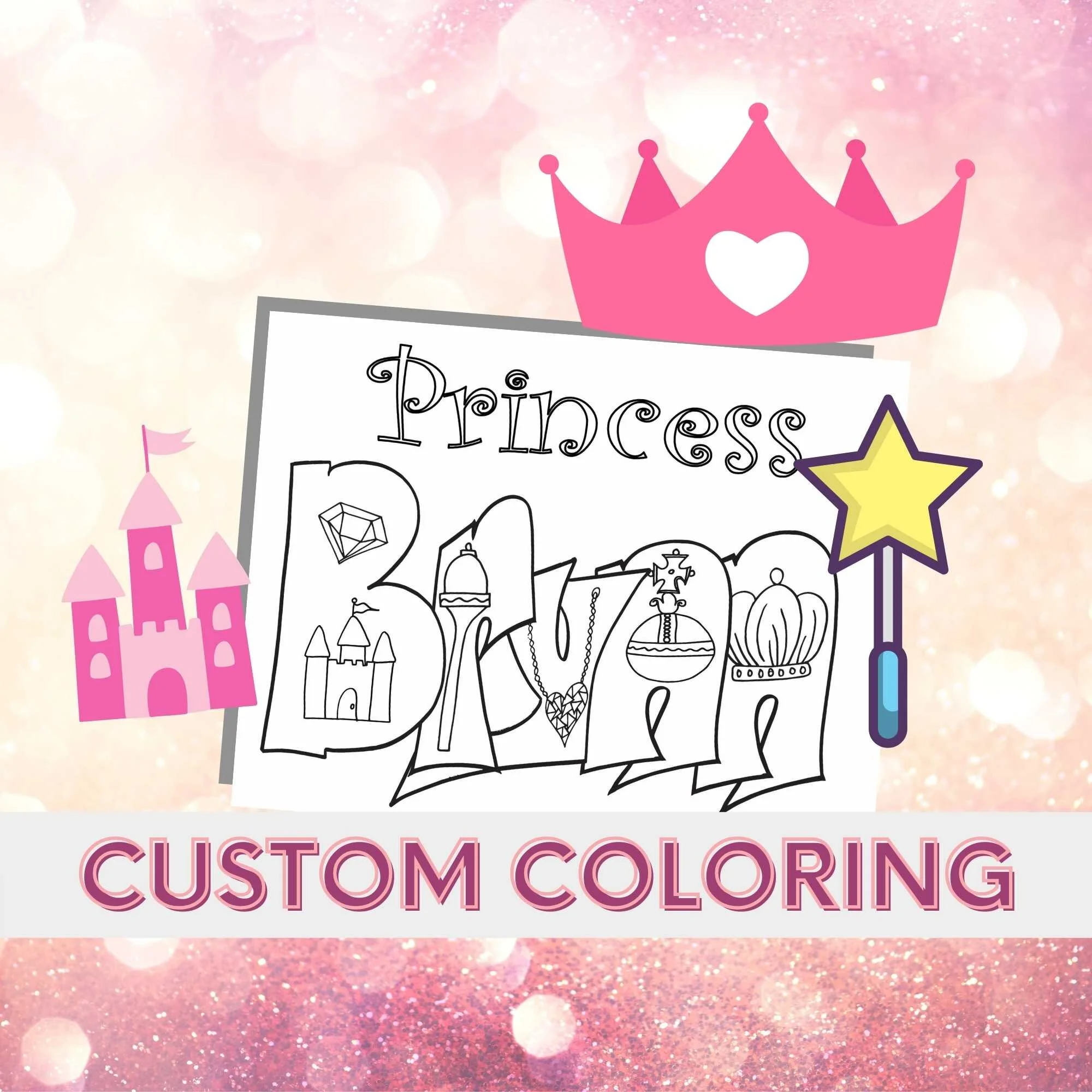 BRYNN - Free Printable Brynn Coloring Page — Stevie Doodles