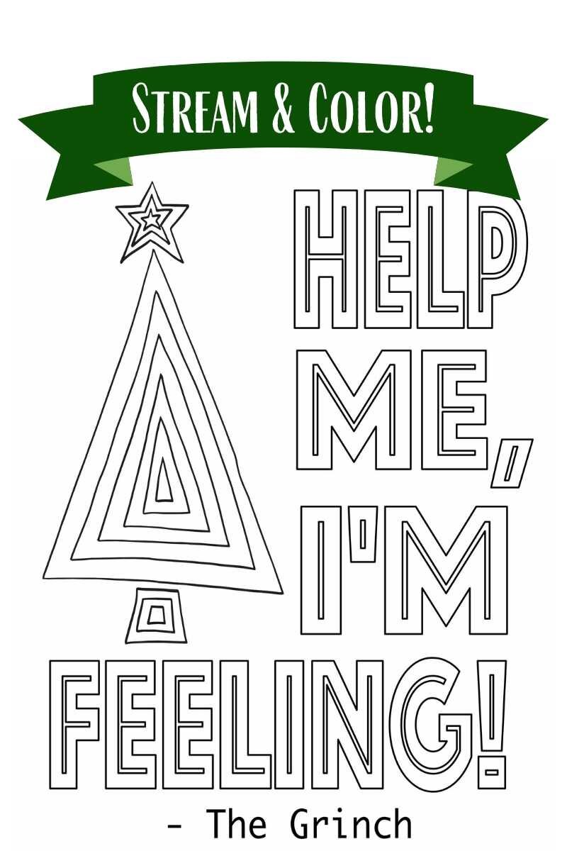 Free The Grinch Coloring Pages — Stevie Doodles