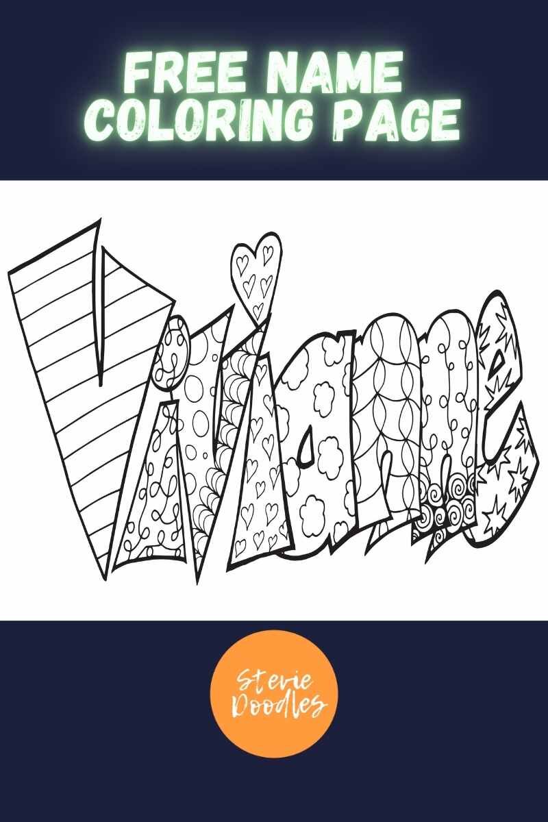 VIVIANNE - Free Vivianne Coloring Page — Stevie Doodles