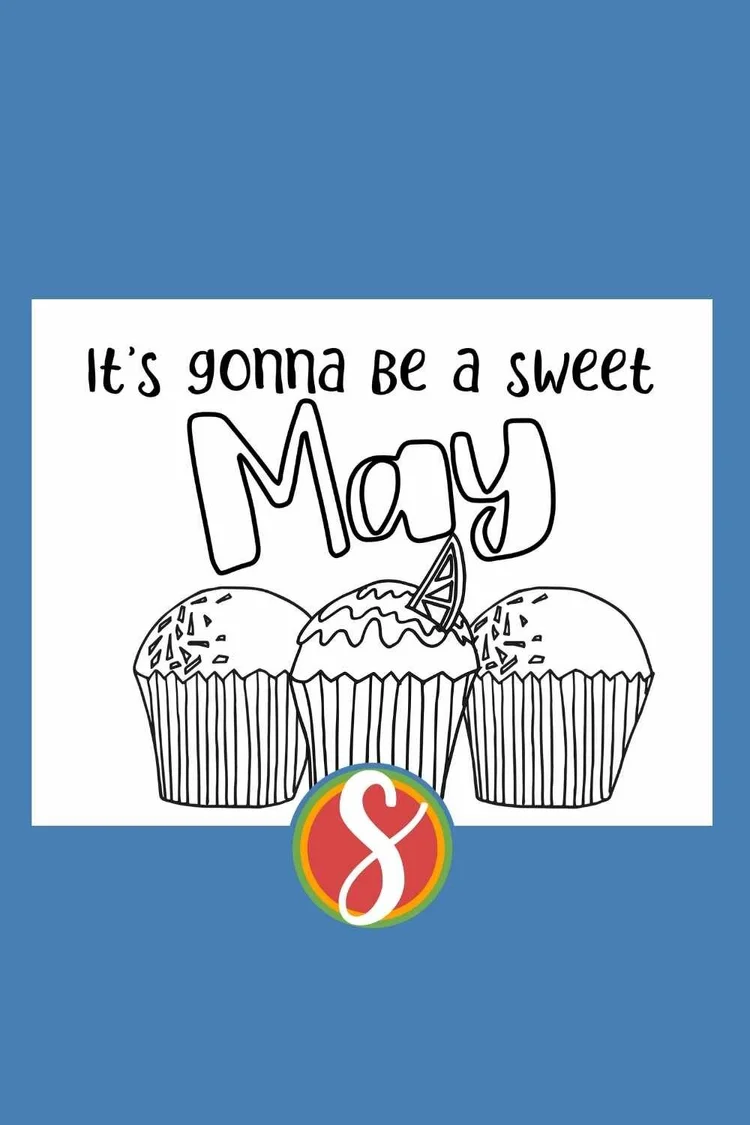Free May Coloring Pages — Stevie Doodles