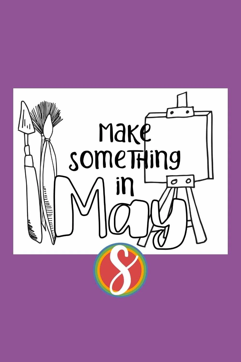 Free May Coloring Pages — Stevie Doodles
