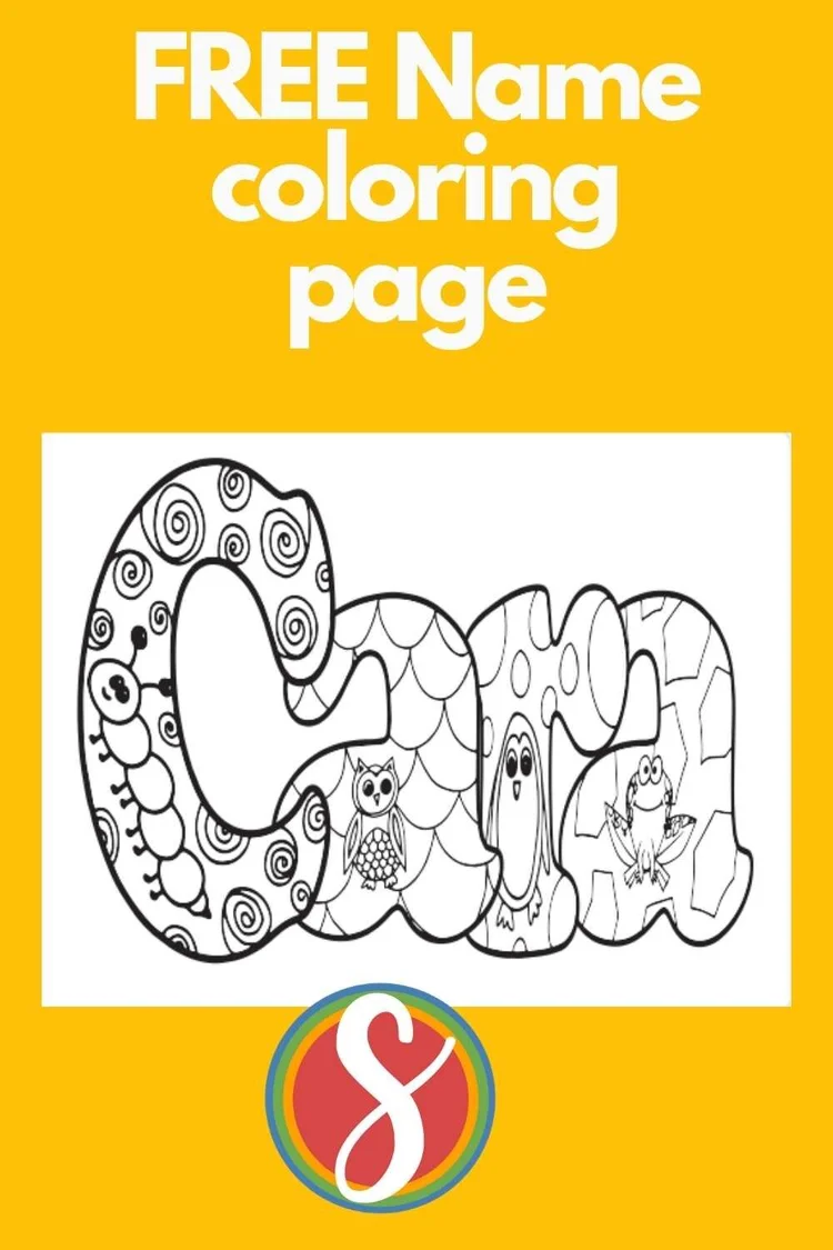 Free CARA Coloring Page — Stevie Doodles