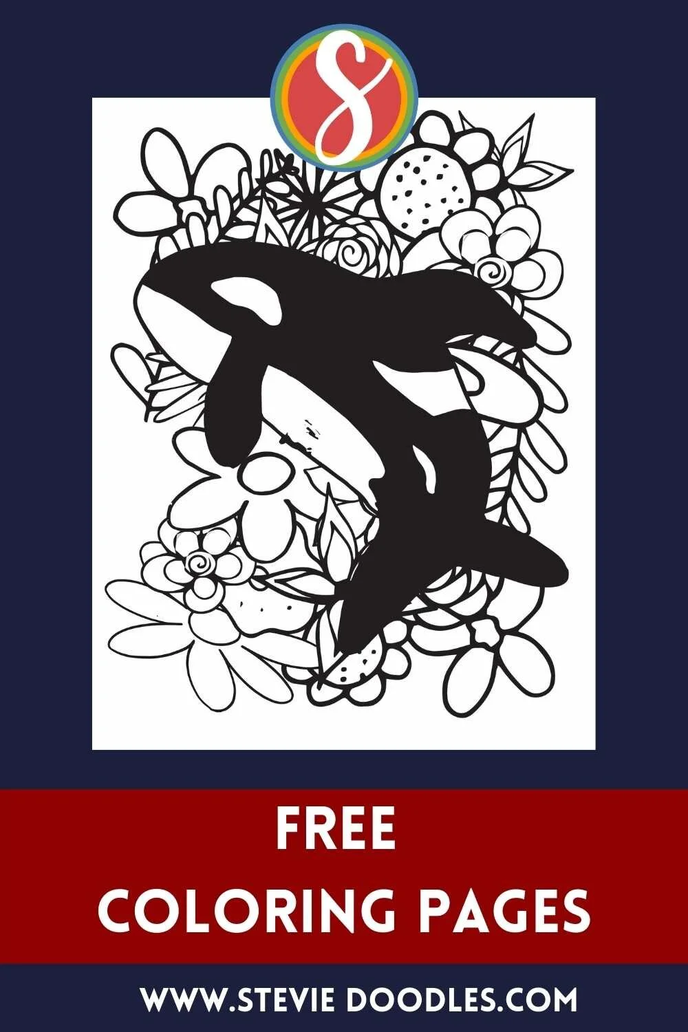 Free Orca Coloring Pages — Stevie Doodles