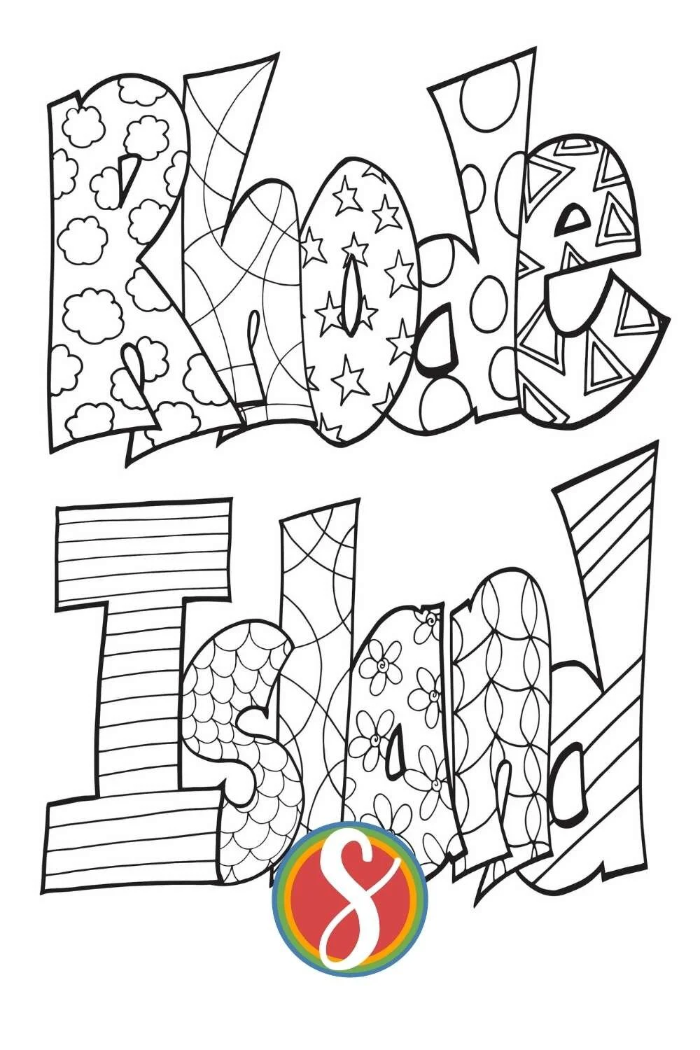 Free Rhode Island Coloring Pages — Stevie Doodles