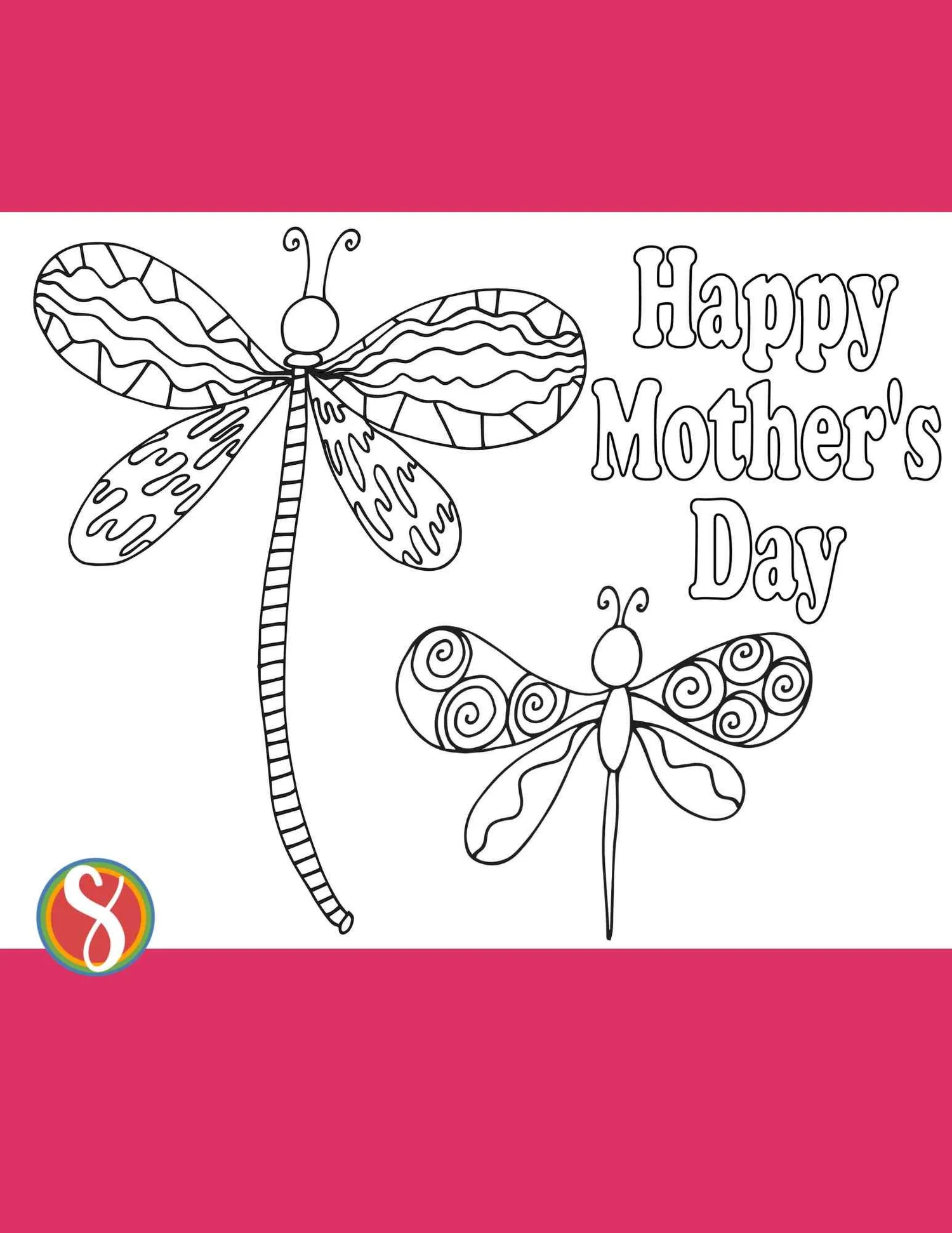Free Mother's Day Coloring Pages — Stevie Doodles