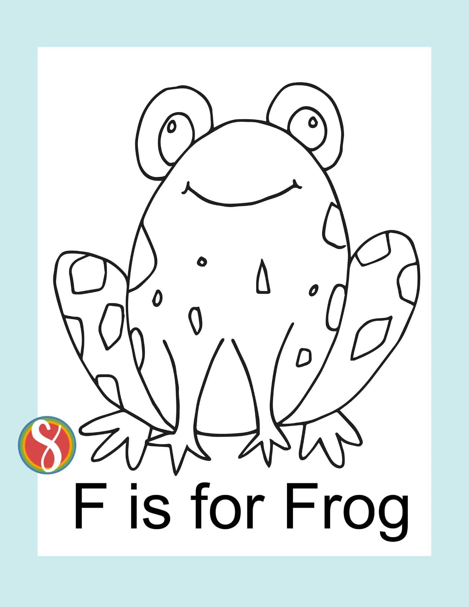 Free Frog Coloring Pages — Stevie Doodles