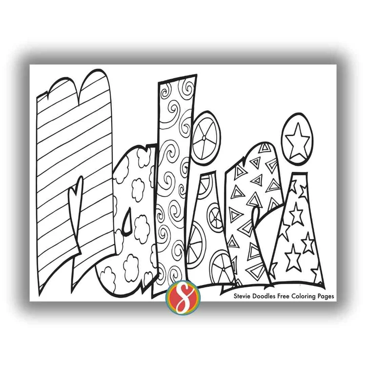 Free MALIRI Coloring Page — Stevie Doodles