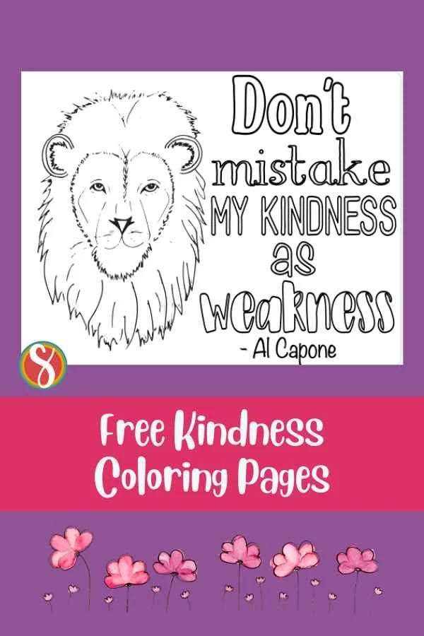 Free Kindness Coloring Pages — Stevie Doodles