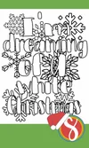 Free Song Lyrics Christmas Coloring Pages — Stevie Doodles