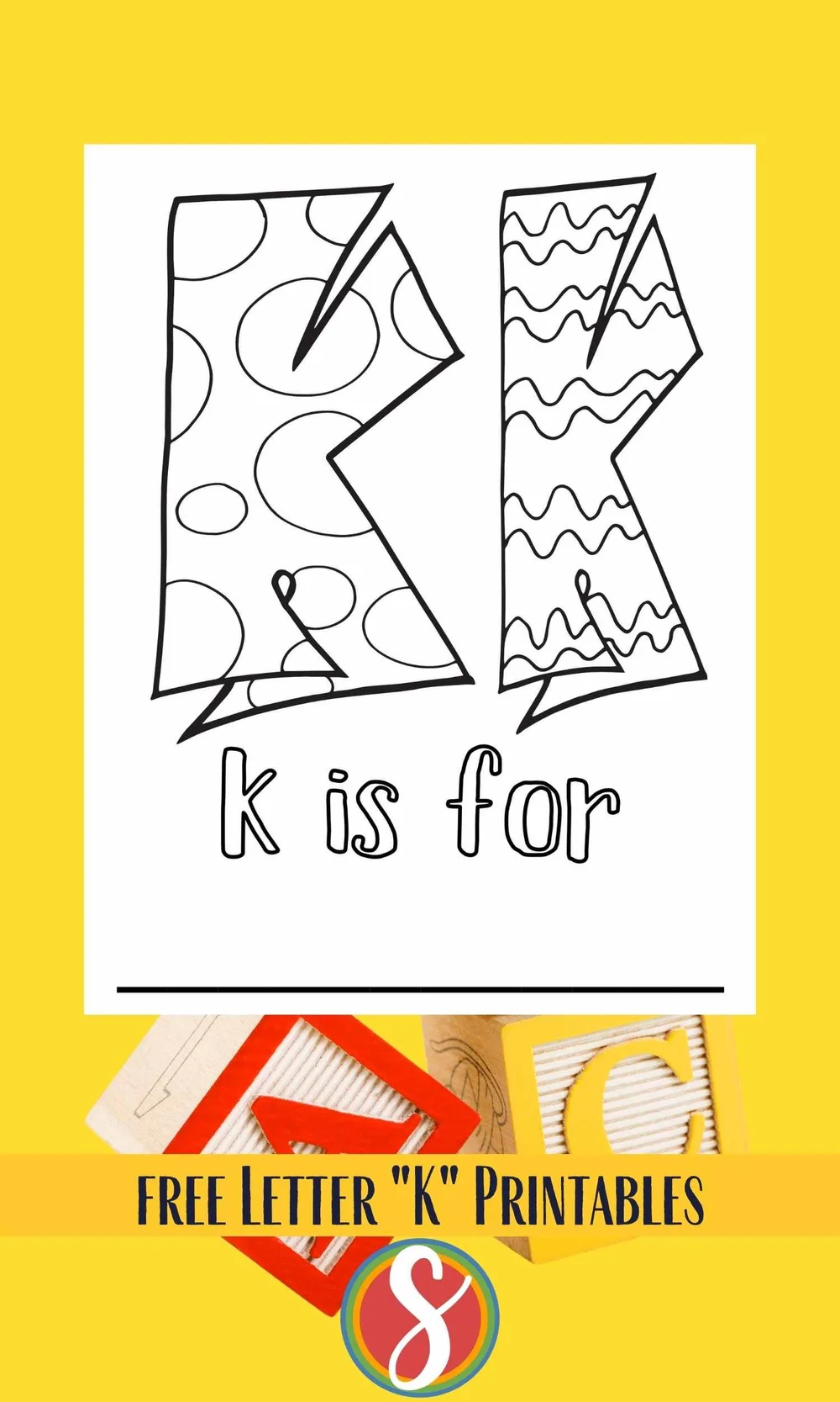 11 Free "K" Coloring Pages — Stevie Doodles