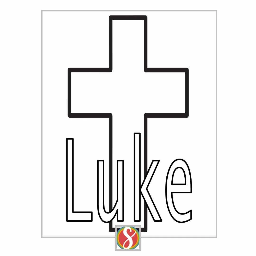 Free Luke Scripture Coloring Pages — Stevie Doodles