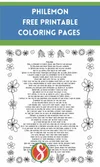 Free Philemon Coloring Page - Scripture Printable — Stevie Doodles