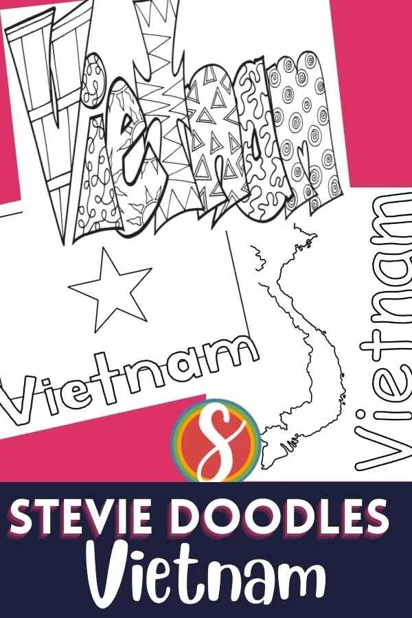 Free Vietnam Coloring Page — Stevie Doodles