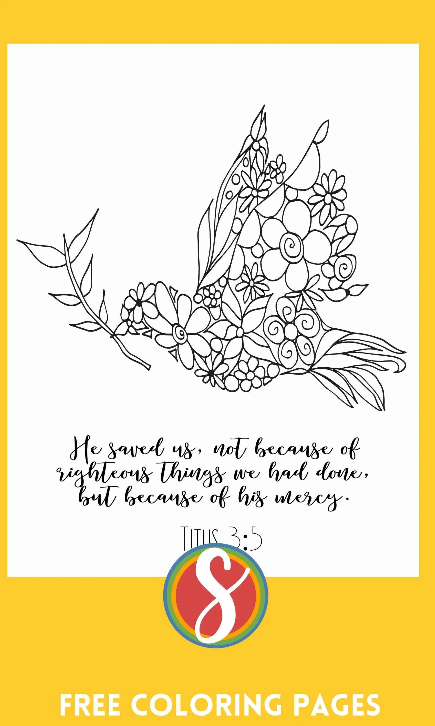 Free Titus Scripture Coloring Pages — Stevie Doodles