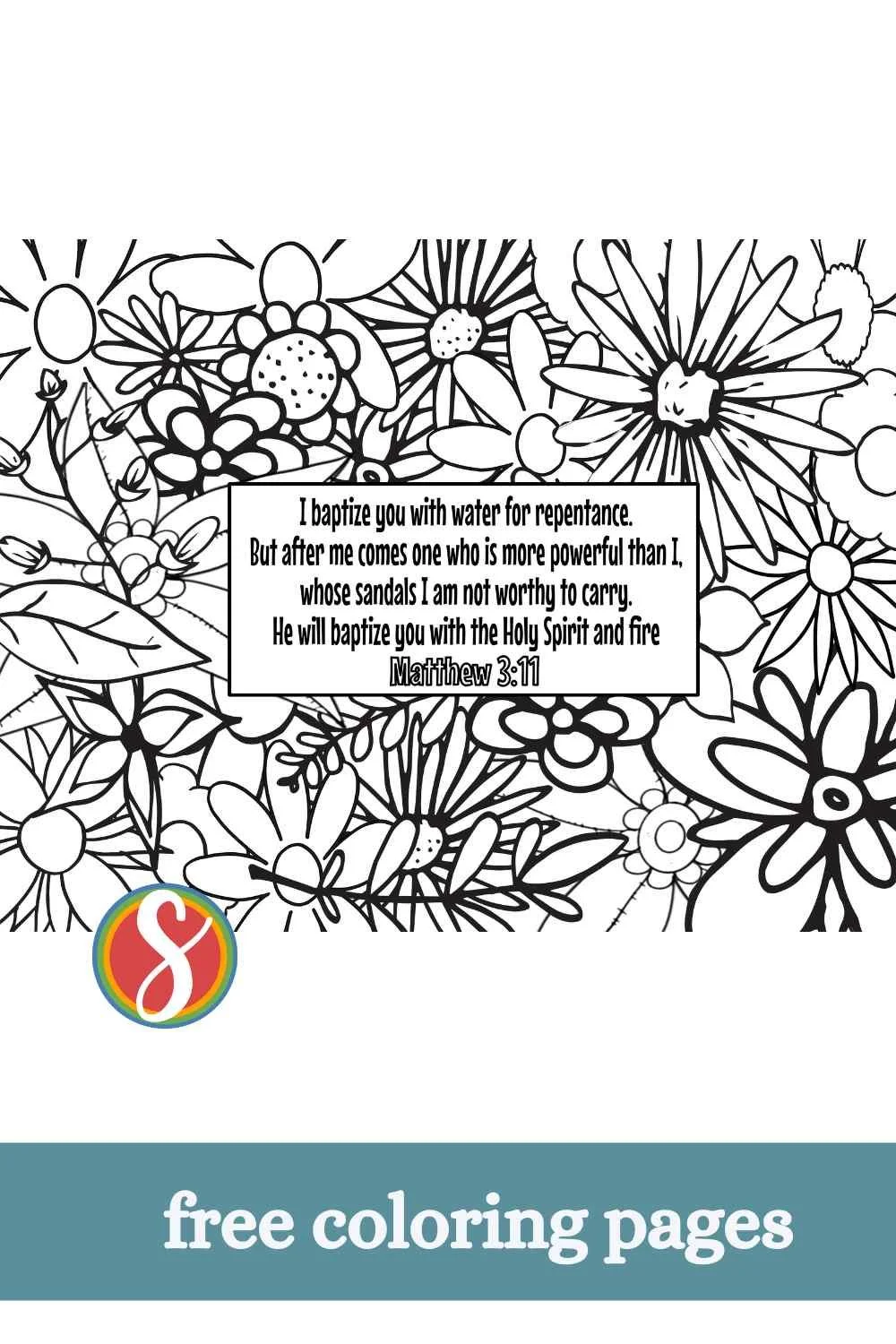Free Matthew Scripture Coloring Pages — Stevie Doodles