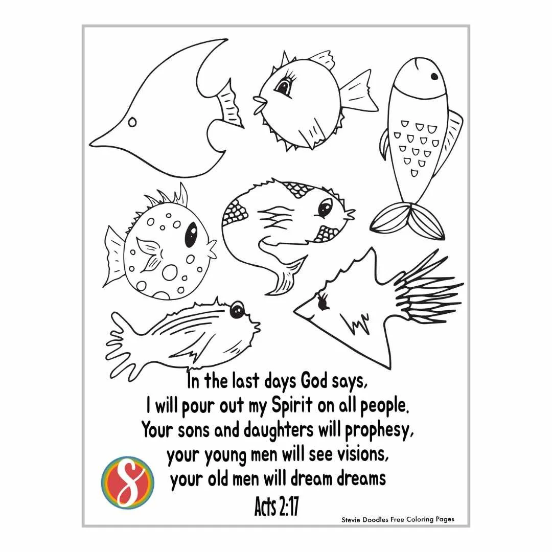 Free Holy Spirit Coloring Pages — Stevie Doodles