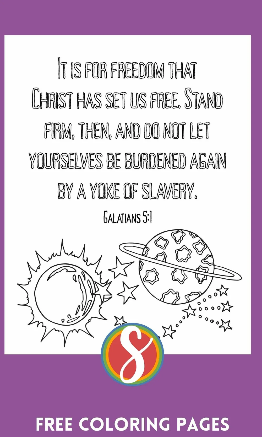 Free Galatians Coloring Pages — Stevie Doodles