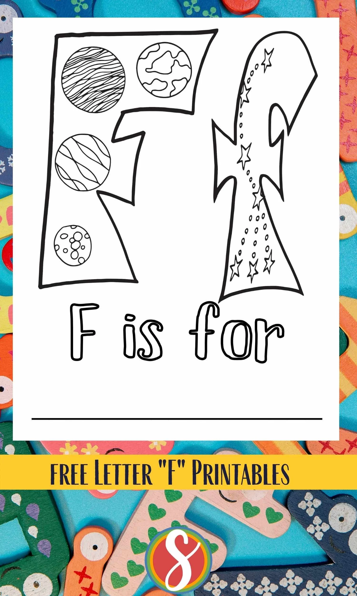 10 Free "F" Coloring Pages — Stevie Doodles