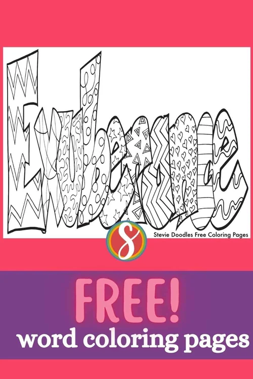 Free Exuberance Coloring Pages — Stevie Doodles