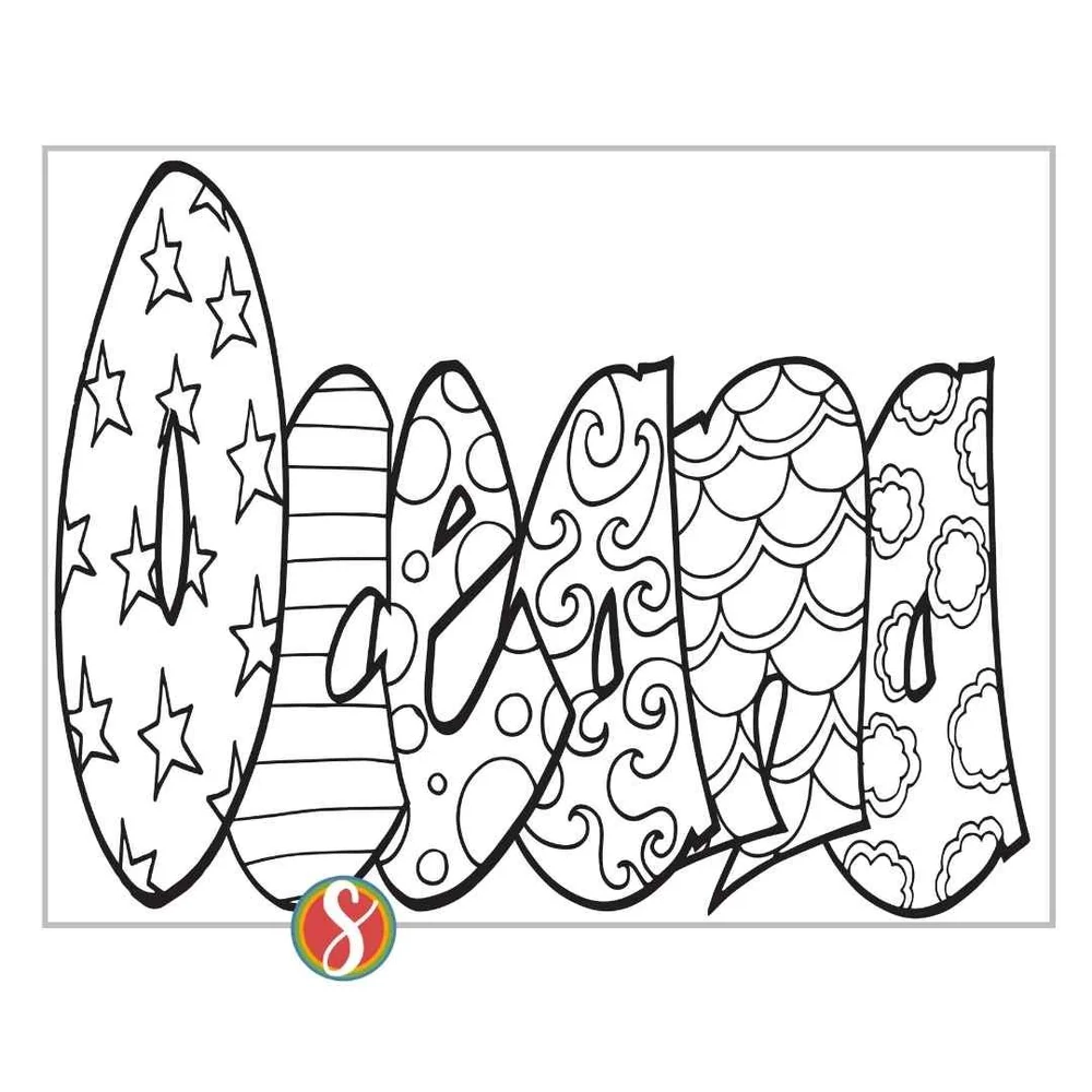 Free OCEANA Coloring Page — Stevie Doodles